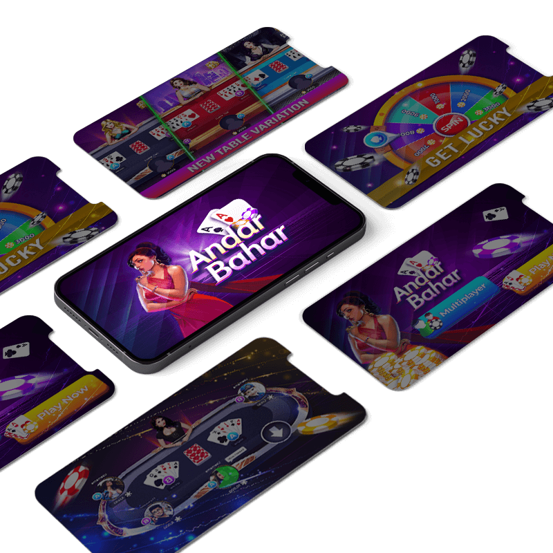 Andar Bahar is World's favorite card game available at the Live Game